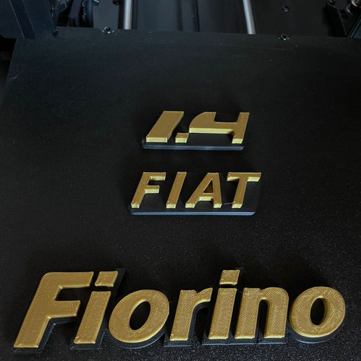 STL file FIAT EMBLEM LETTERING ⚙️ ・3D print design to download・Cults