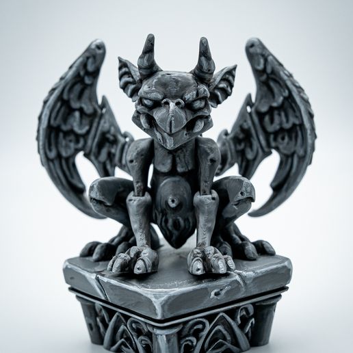 👹🗿Articulated Twisty Gargoyle🗿👹・ STL File for 3D printing・Cults