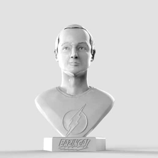 🧪 Sheldon cooper・ STL File for ・Cults