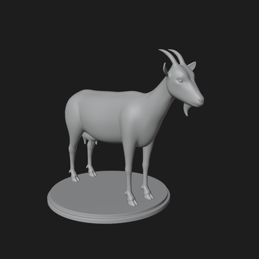 STL file Goat 3D Model – High-Quality Printable STL 🐐 ・3D printable ...