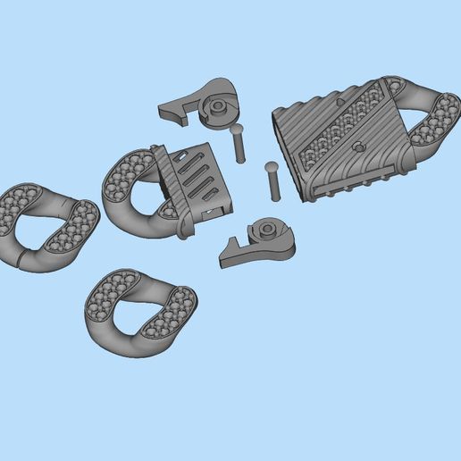 🔗 Jewelry CLASP and CUBAN chain or bracelet link STL ready for Print ...