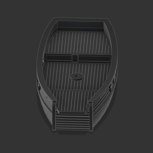 🚢 Junk Ship 28mm・ STL File for 3D printing・Cults