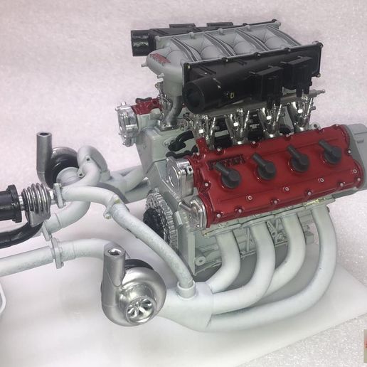 FERRARI F40 - ENGINE - Cults3D 3D Model | 3Drop