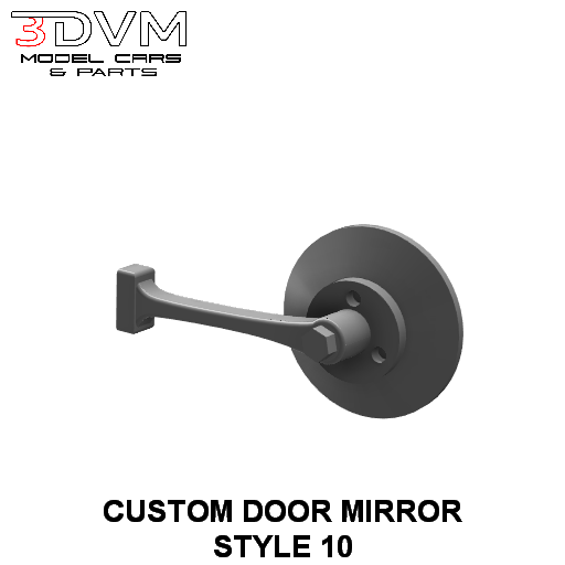 🚪 CUSTOM DOOR MIRROR STYLE 10・ STL File for 3D printing・Cults