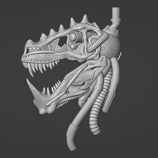 💀 Wardog Head - Great Udorian skull・Free STL File for 3D printing・Cults