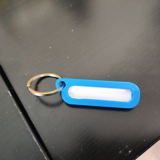 🔑 Key Ring Labels・Free STL File for 3D printing・Cults