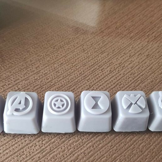 🦸 Keys for AVENGERS mechanical keyboard・ STL File for ・Cults