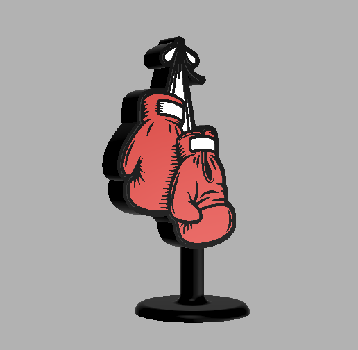 🥊 Boxing Glove Lamp・ STL File for ・Cults