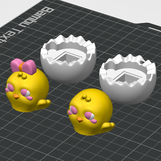 🐣 Pip the CLICKER Chick (COMMERCIAL USE)・ 3D File for 3D printing・Cults