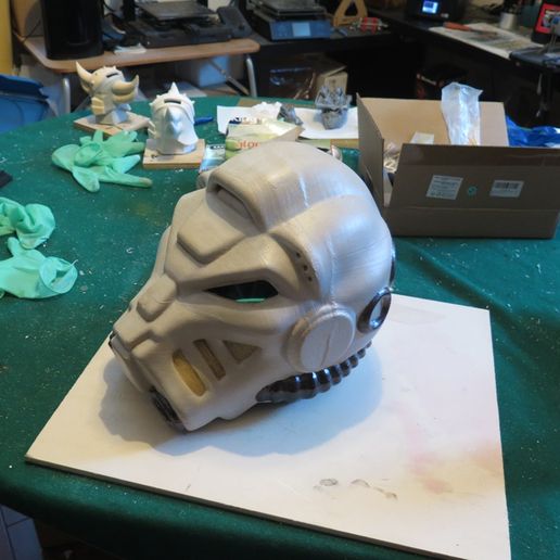 🪖 TERMINATOR HELMET・ OBJ File for ・Cults