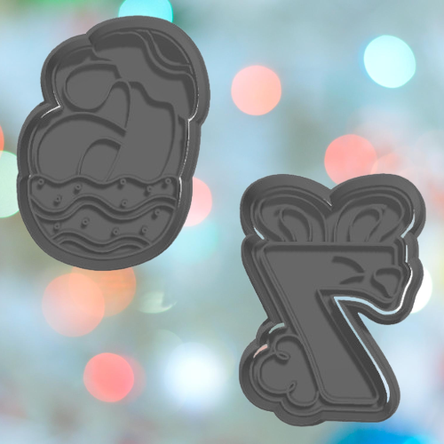 🍪 Easter 67 Cookie Cutter Set・ STL File for 3D printing・Cults