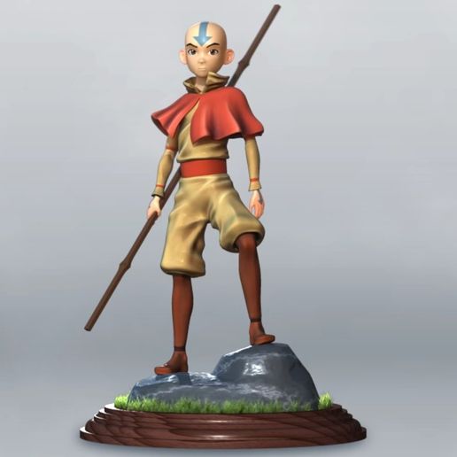 🦸 Avatar Aang 3D Model for 3D Printing – Highly Detailed & Collectible ...
