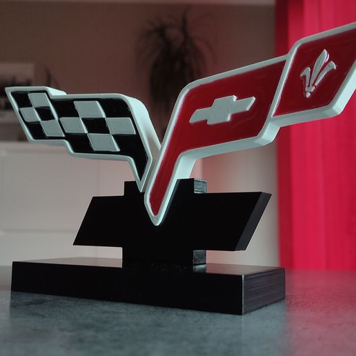 corvette c6 flag logo