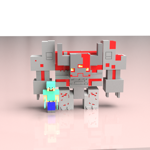 🦸 REDSTONE MONSTROSITY・ 3D File for ・Cults