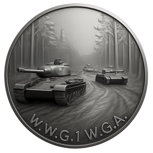 🪖 TANK OPERATOR WWG1WGA COIN TOKEN WALL ART・ STL File for 3D printing・Cults