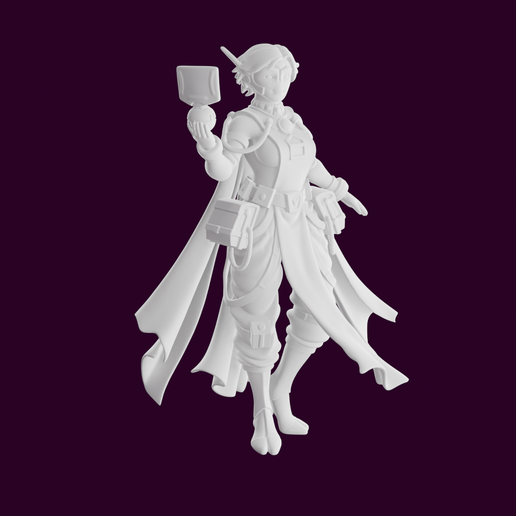 ♀️ Tau Female Commander Character・ OBJ File for 3D printing・Cults