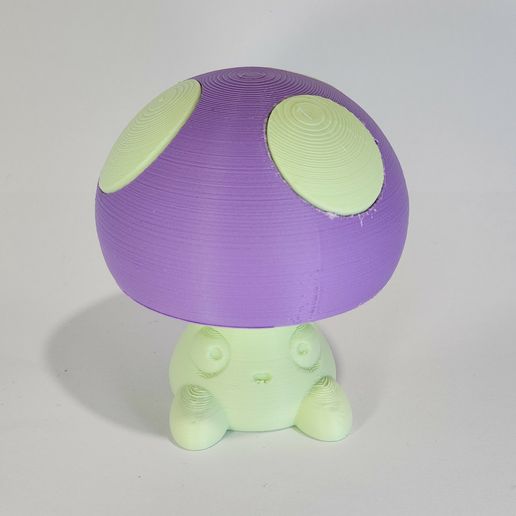 🎨 Cute dual color mushling・ OBJ File for ・Cults
