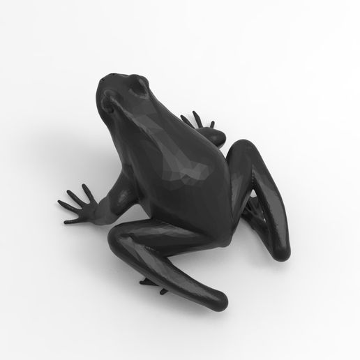 STL file Frog toad bullfrog caecilian croaker polliwog 🐸 ・3D printing ...