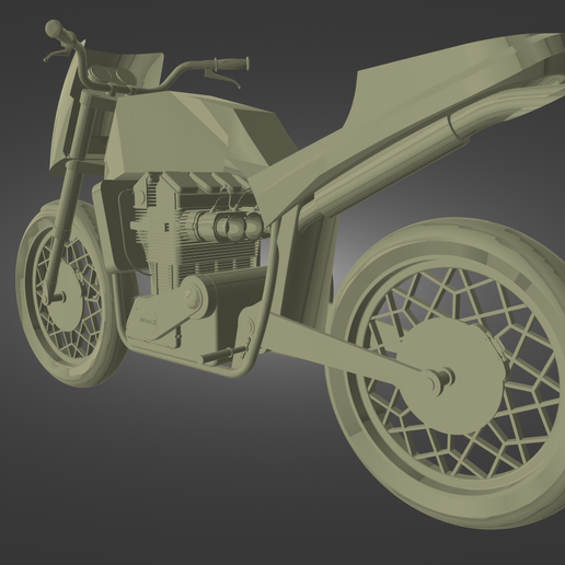 STL file MÜNCH MAMMUT 2000 🏍️ ・3D printer design to download・Cults