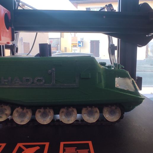 🛸 shado mobile from ufo serie with spring lunch missile・ 3D File for 3D ...