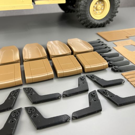 🚚 Interior for 5 ton truck M923A2・Free 3D File for 3D printing・Cults