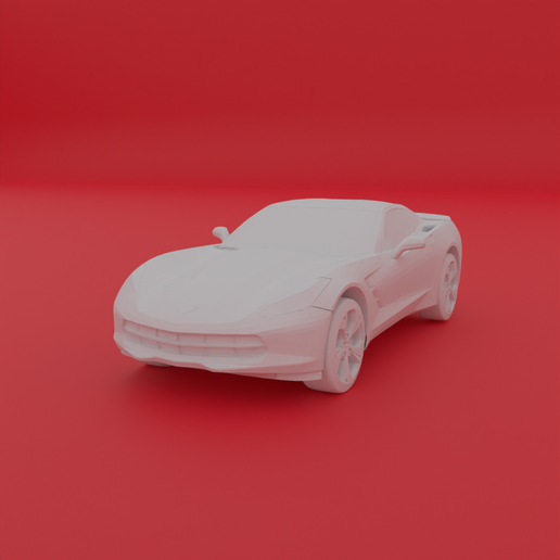 STL file Chevrolet Corvette C7 Stingray 🚙 (OBJ)・3D printer model to ...