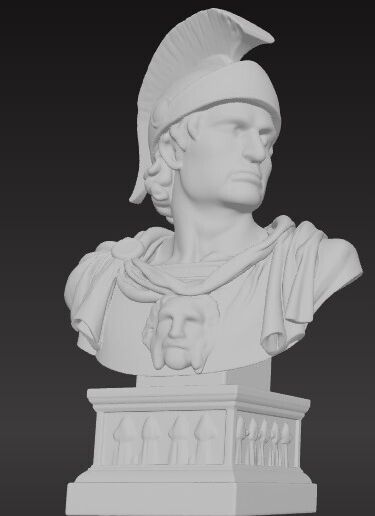 🎨 Ancient Roman Hero Figure 3D Printable STL FBX OBJ 3D print model ...