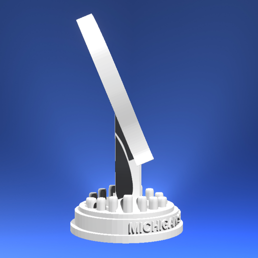 🏆 NCAA Michigan State Spartans Logo Trophy・ STL File for 3D printing・Cults