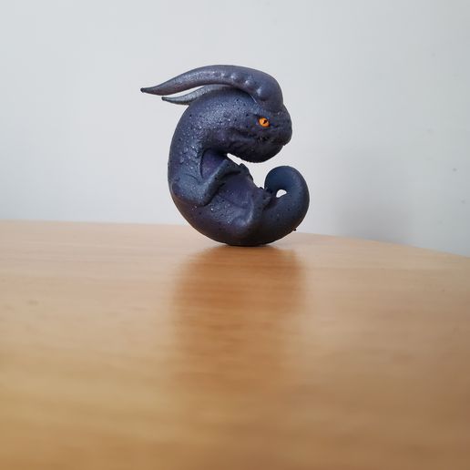 Free STL file Dragon Embryo 🐉 ・3D printer design to download・Cults