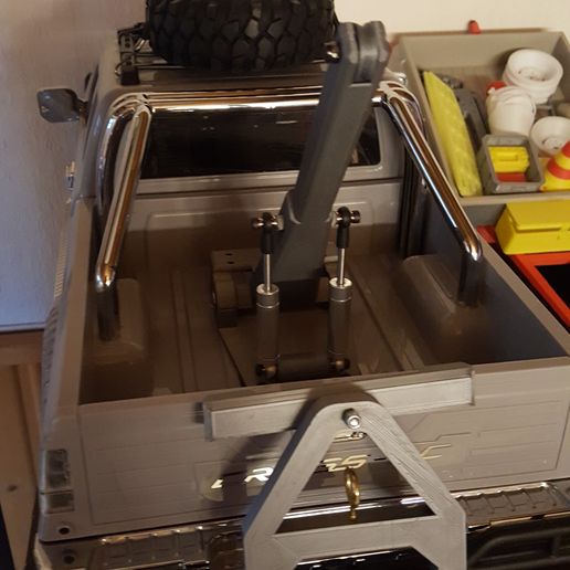 🚐 Cross-RC PG4 Wrecker / Abschlepper Mount Kit Trailer・ STL File for ・Cults