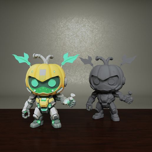 🎃 robotic pumpkin・ 3D File for 3D printing・Cults