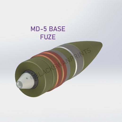 🇷🇺 WW2 Russian 57mm BR-271 AP Projectile・ 3D File for 3D printing・Cults
