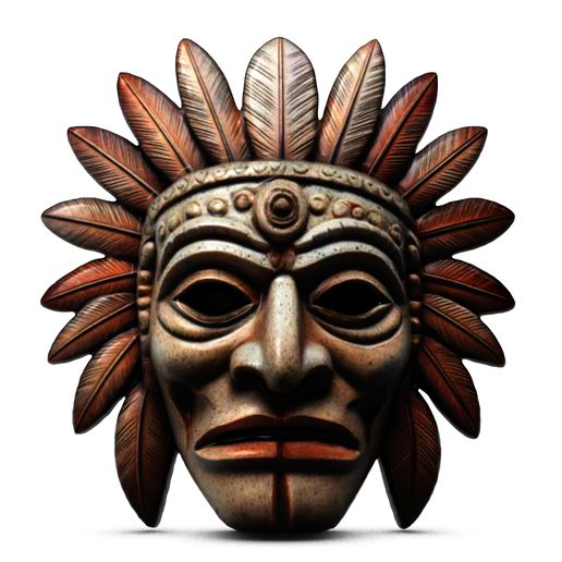 👾 Native american mask 11・ 3D File for 3D printing・Cults