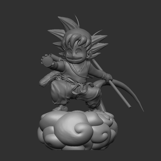 ☁️ Goku Flying Cloud・ STL File for 3D printing・Cults