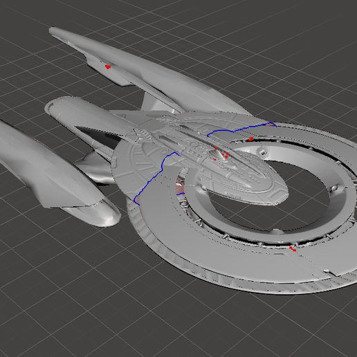 🛰 USS VALIANT・ STL File for ・Cults