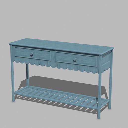 🏠 Miniature Console Table 1/12 scale for doll house・ STL File for 3D ...