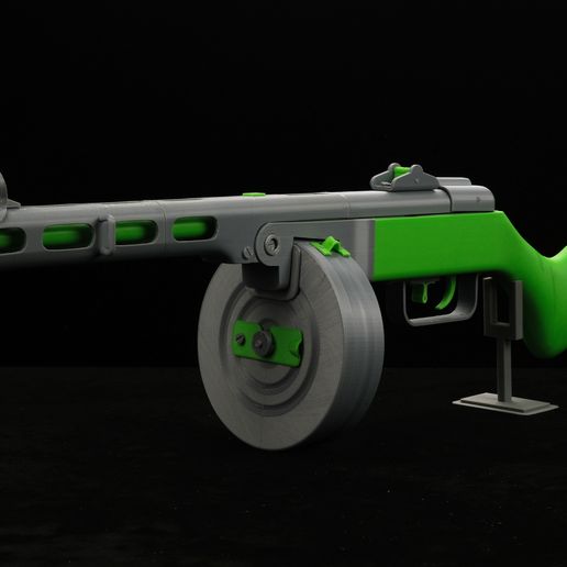 🔫 zvc toy gun ppsh41・ STL File for 3D printing・Cults