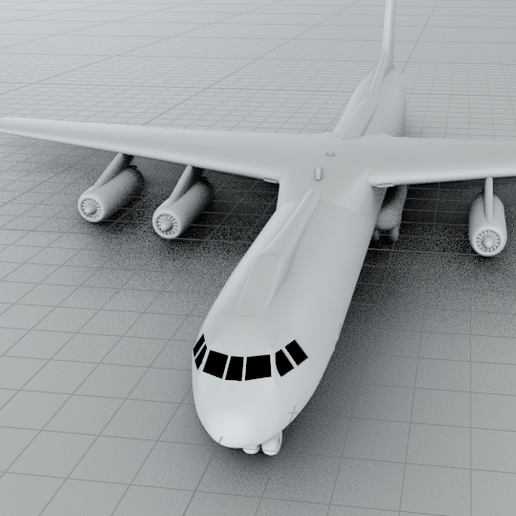 🛩️ Lockheed C-141 Starlifter Plane aircraft MODEL・ STL File for 3D ...