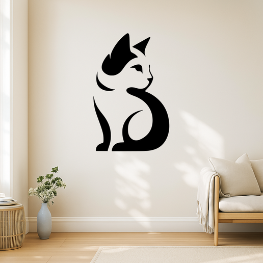 🐱 Cat・ 3D File for 3D printing・Cults
