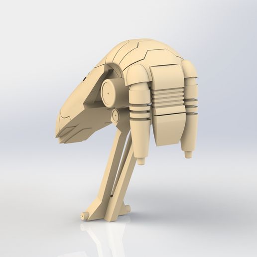 🤖 B1 Battle Droid Head Star Wars Prop Lifesize 3D print model file・ 3D ...