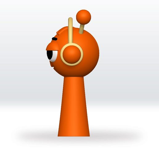 STL file Oren Orange Sprunki STL, 3mf, Obj, 3D Model Split file ...