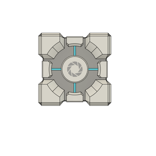 🦸 Portal Companion Cube and Weighted Cube・ STL File for 3D printing・Cults