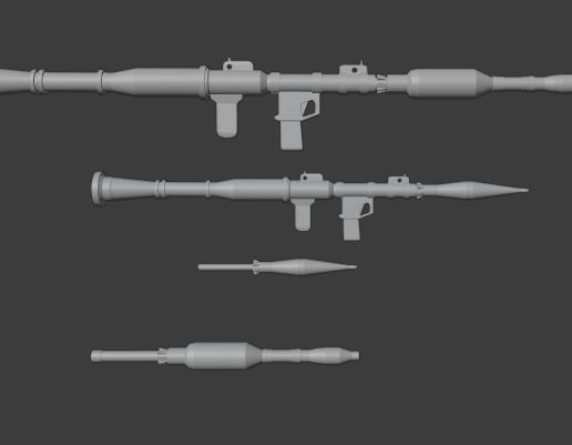 🚀 al-yassin rocket launcher and RPG・ STL File for 3D printing・Cults