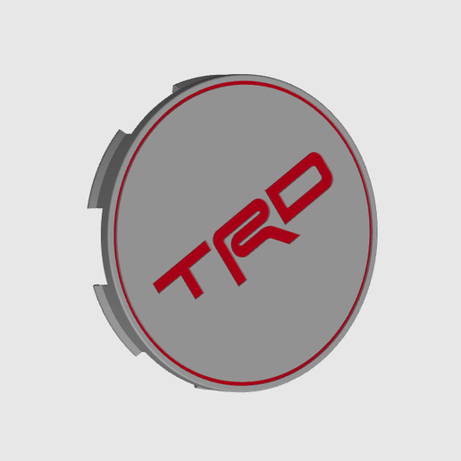 🧢 TRD center cap 85mm・ STL File for 3D printing・Cults