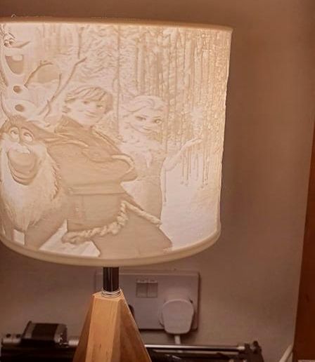 frozen table lamp