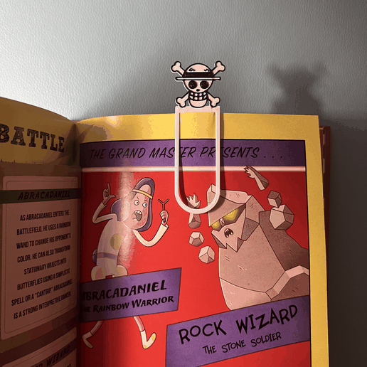 3D file One Piece Bookmark 🔖 ・3D print design to download・Cults