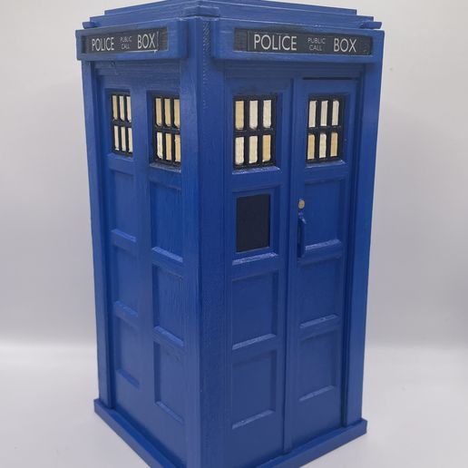 🩺 Doctor Who - Scream of the Shalka TARDIS in 5.5" scale・ 3D File for ...