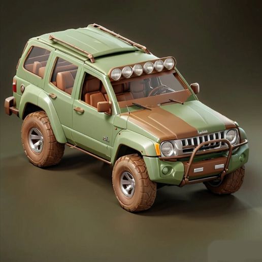 🚗 Off-Road SUV 3D Model STL Printable・ STL File for 3D printing・Cults