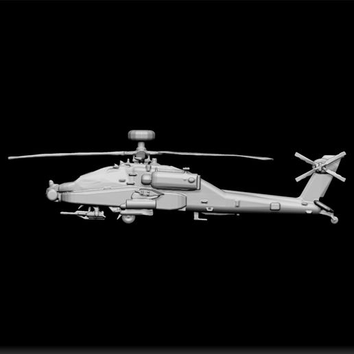 STL file Apache Helicopter STL - Combat Helicopter 3D - Military ...