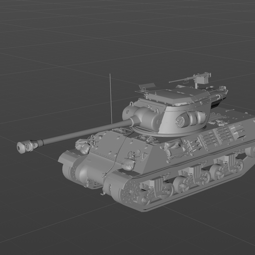 🗺️ American M36B2 anti-tank destroyer 3D model material・ OBJ File for ...